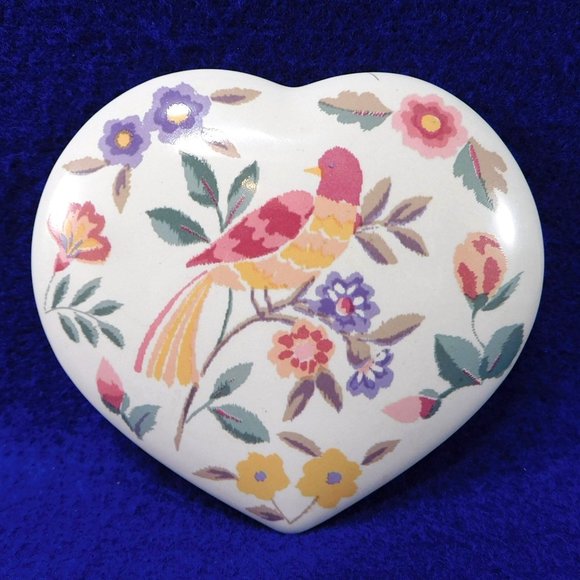Otagiri | Accents | Bird Of Paradise Heart Trinket Box Otagiri Royal ...